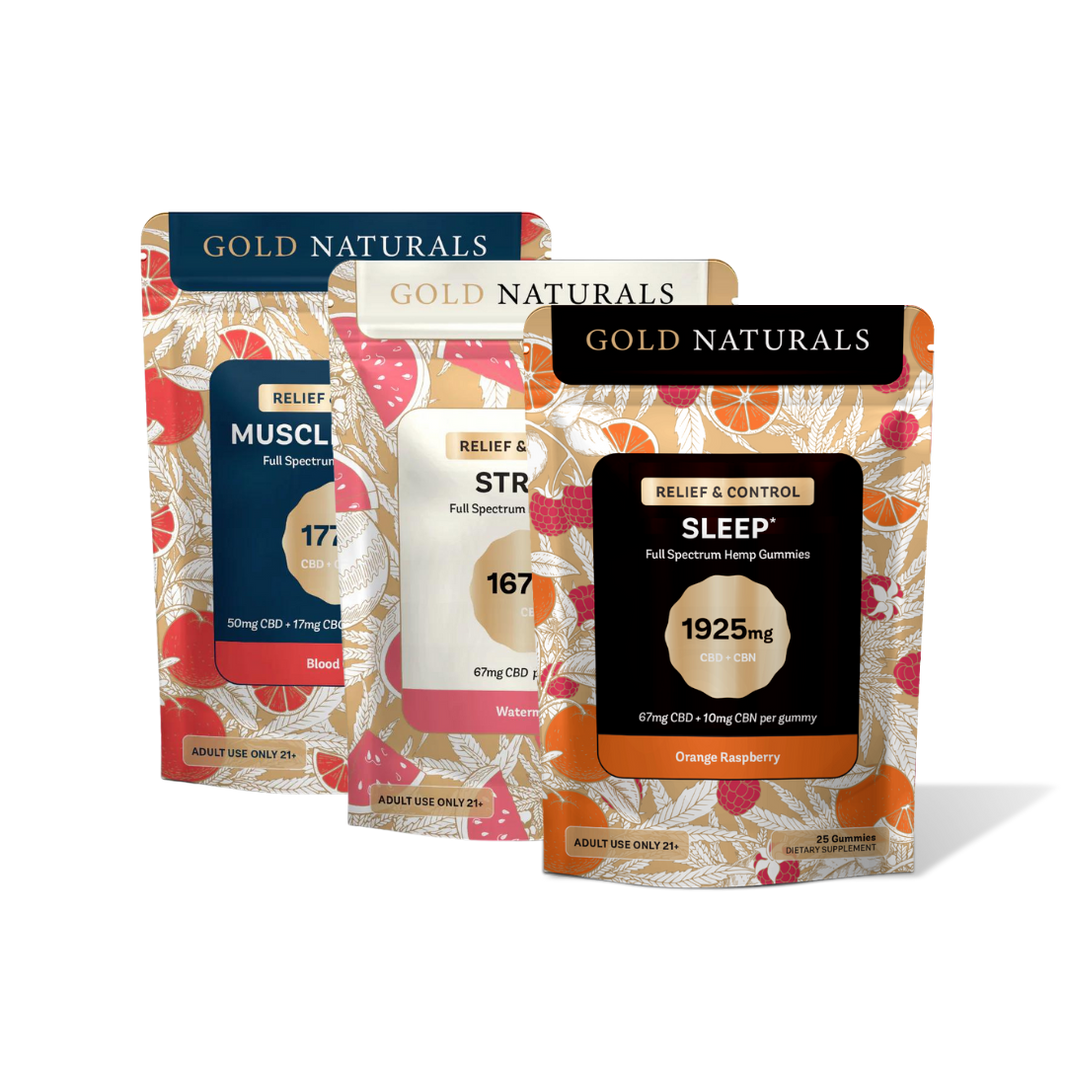 Muscle + Joint - Gold Naturals - Full Spectrum CBD Gummies, Oils ...