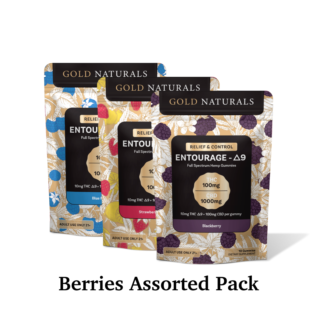 10mg Entourage Δ9 Gummy Bundle | Relaxation & Sleep Support